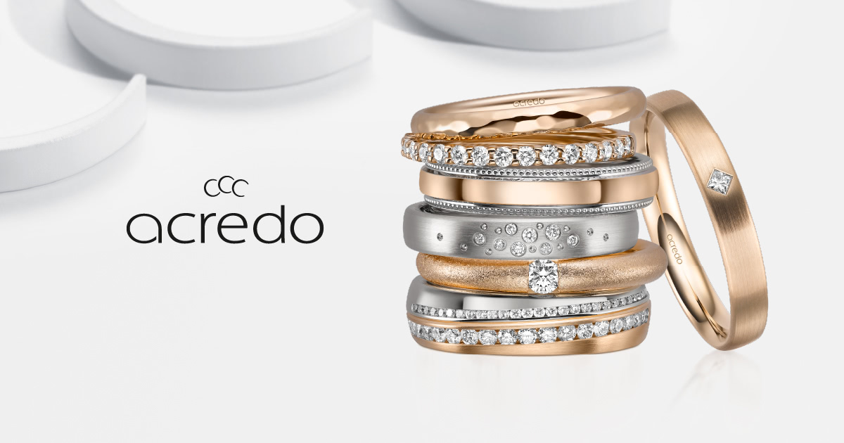 Two Tone Wedding Rings | acredo